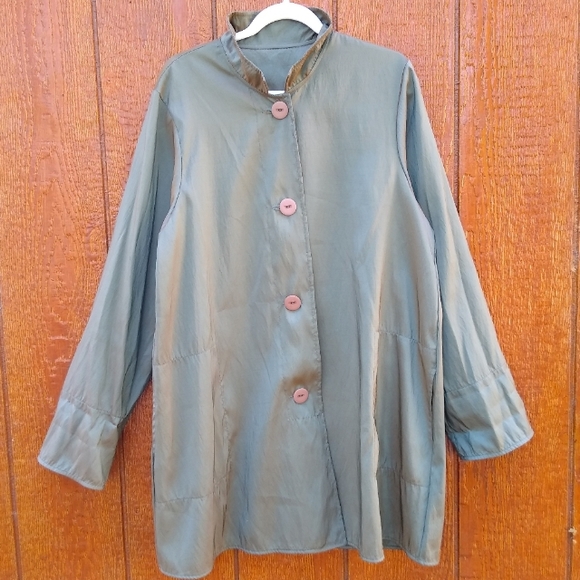 Maralyce Ferree | Jackets & Coats | Maralyce Ferree Vintage Iridescent ...